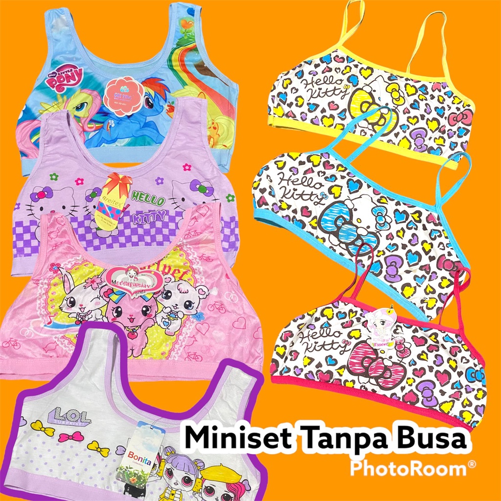 Jual Miniset anak mini set anak perempuan cewek bh anak | Shopee Indonesia