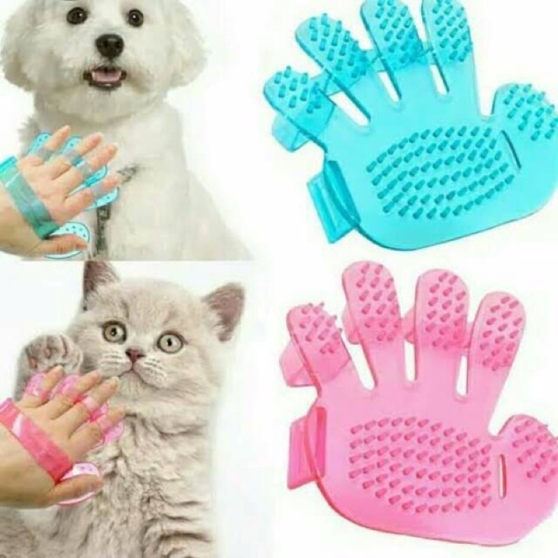 Jual Sisir Mandi Kucing atau Anjing Telapak Tangan | Shopee Indonesia