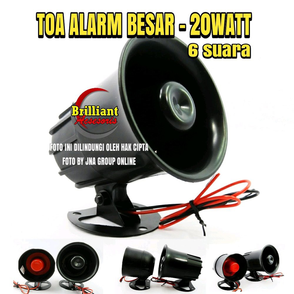 Jual Toa Alarm Besar - Sirine Alarm 6 Suara | Shopee Indonesia