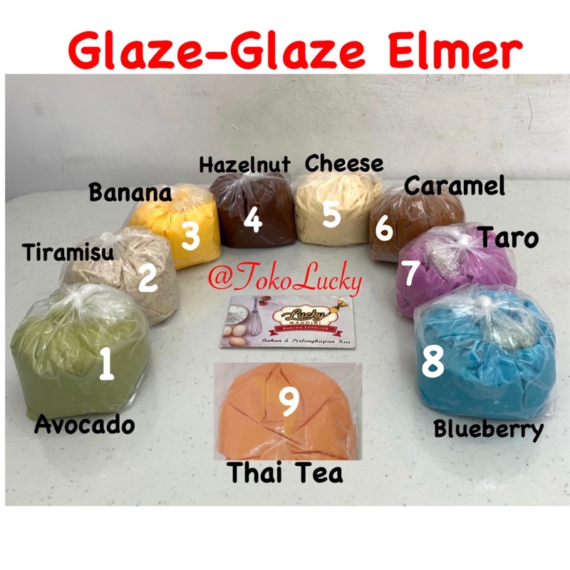 Jual Glaze collata Varian Rasa/ Topping Glaze collata kemasan 250gr ...