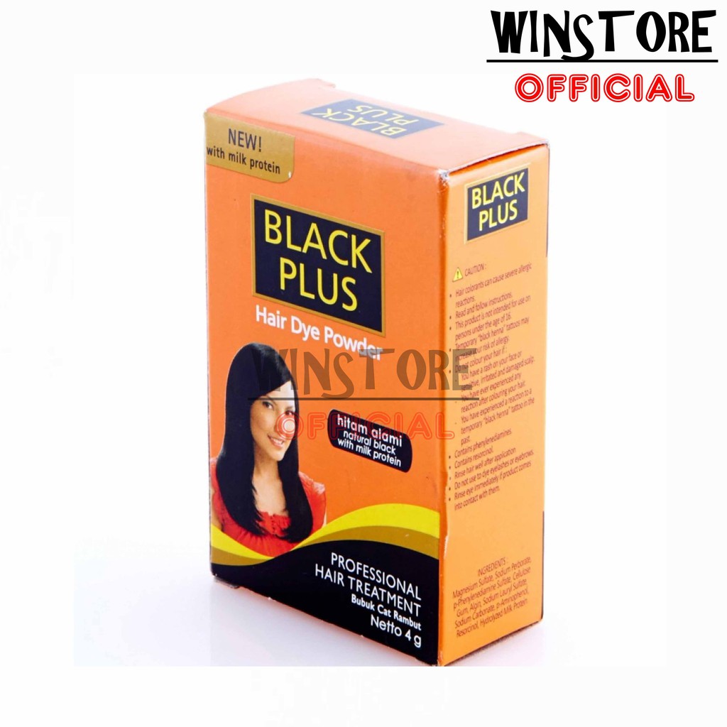 Jual Semir rambut BLACK PLUS 4g POWDER 100% ORIGINAL PRODUCT | Shopee Indonesia