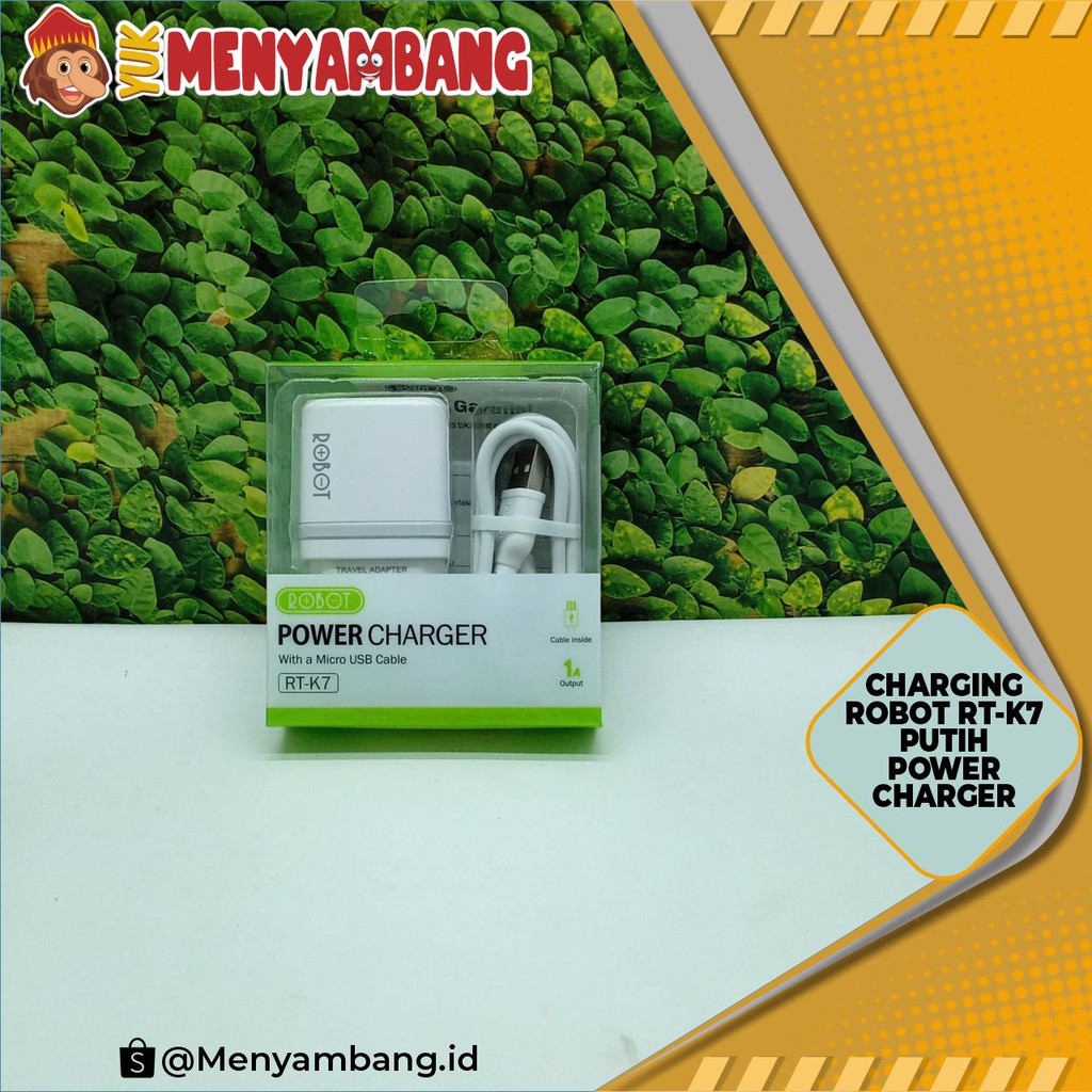 Jual 41541 | TC-Robot RT-K7 Putih | Power Charger Robot RT-K7 with a ...