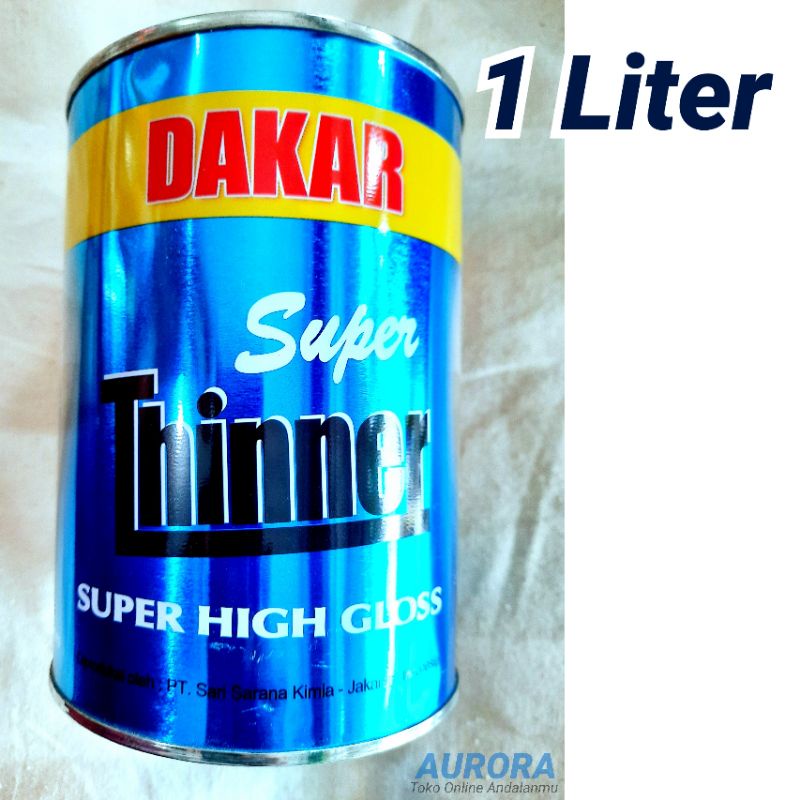 Jual Tiner DAKAR Super Thinner 1 Liter | Shopee Indonesia