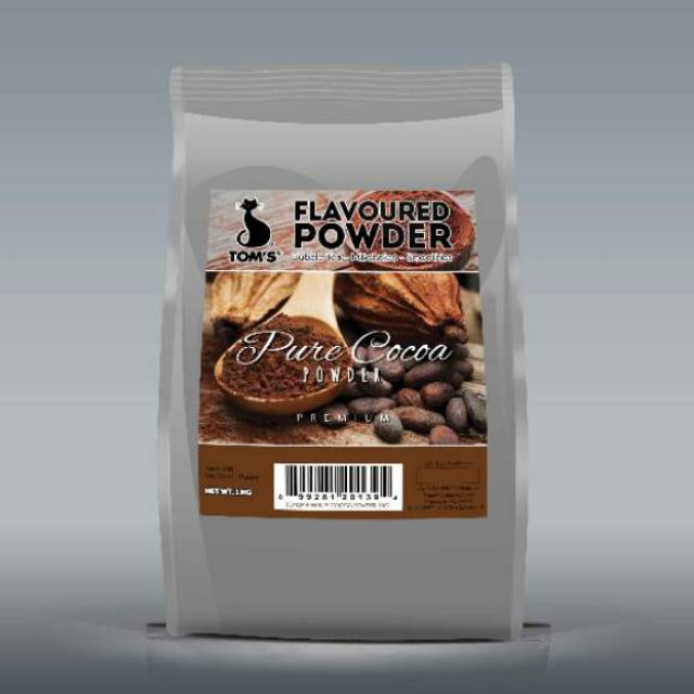 Jual Tom's Pure Powder - Pure Cocoa Powder Export Grade 1kg | Shopee ...