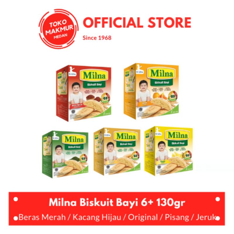 Jual MILNA BISKUIT 6 BULAN KE ATAS 110 GR / 130 GR | Shopee Indonesia