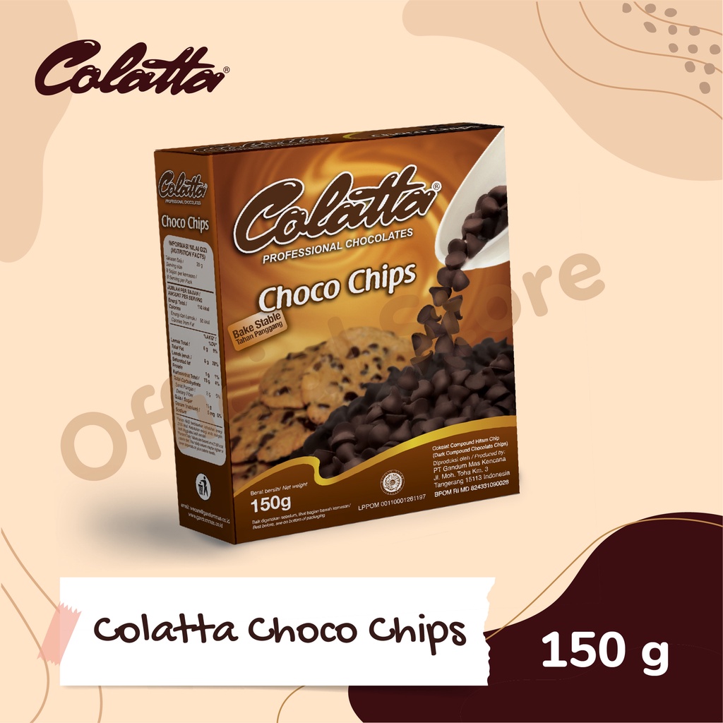Jual COLATTA CHOCO CHIPS 150gr | Shopee Indonesia