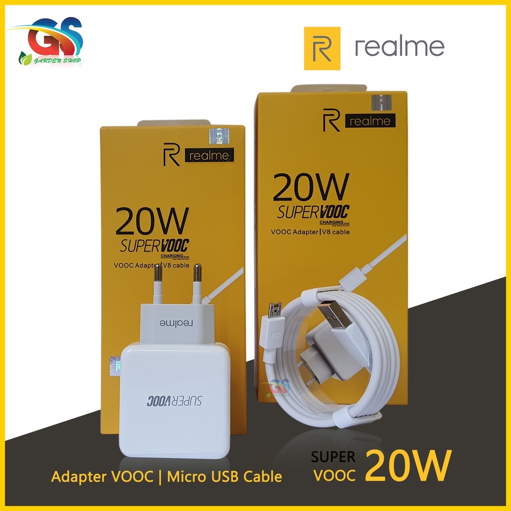 Jual Charger realme original micro USB Fast Charging 20W 5VOLT 4A ...