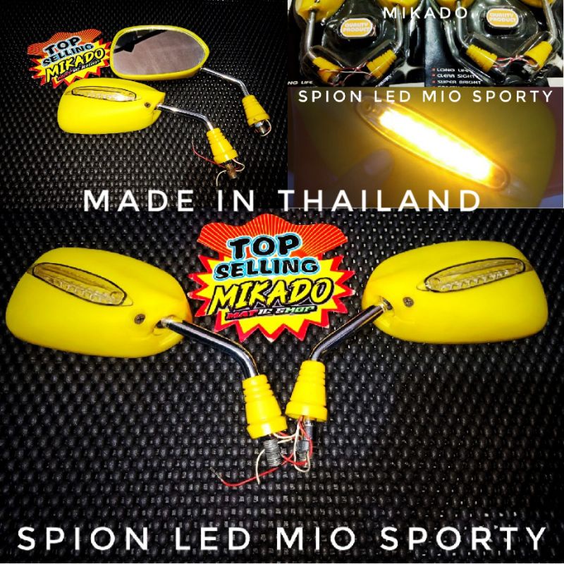 Jual SPION LED MIO SPORTY THAILAND AMORE EGO MX WARNA KUNING SET ...