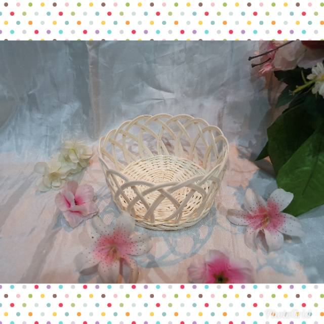 Jual K20XS - Keranjang rotan murah kiring bulat kecil XS 13x7 cm ...