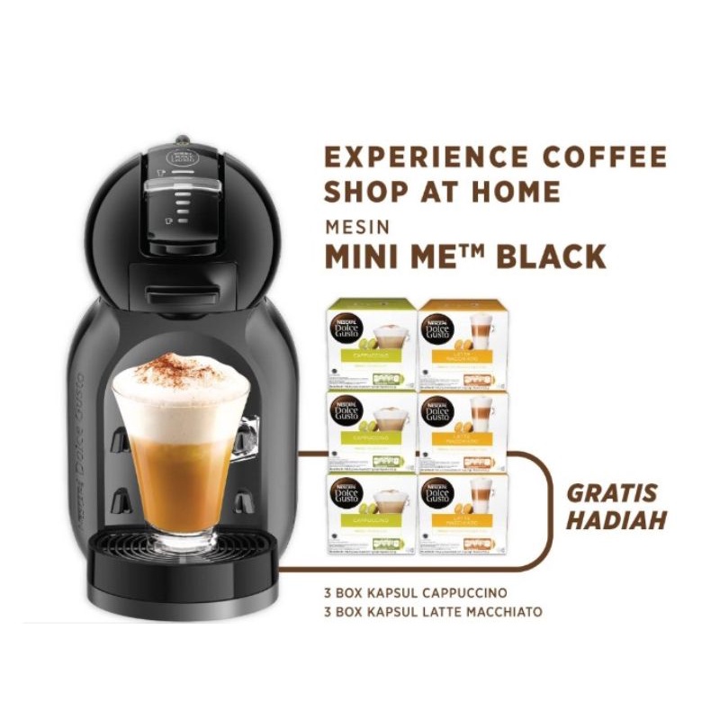 Jual Mesin Kopi Nescafe Dolce Gusto Mini Me Free 6 Box Kopi | Shopee ...