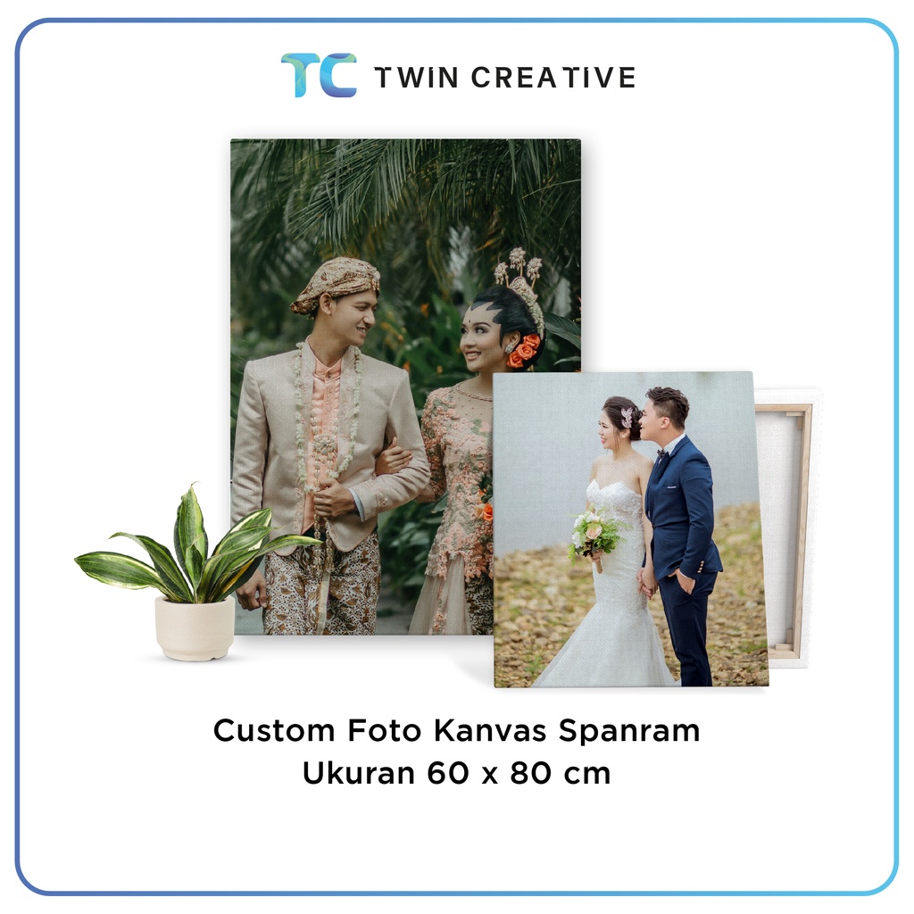 Jual Custom Cetak Foto Canvas Spanram Include Frame Pajangan Hiasan ...