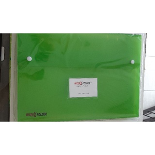 Jual map plastik inter x folder / map plastik folio / map kancing folio ...