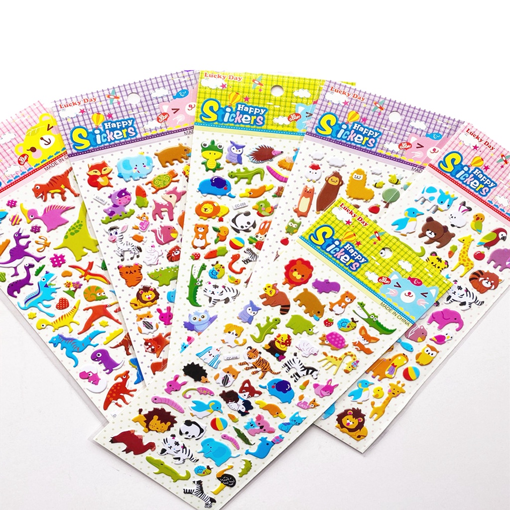 Jual ED79 STICKER 3D STIKER ANAK TIMBUL PREMIUM, PUFFY STICKER MURAH ...