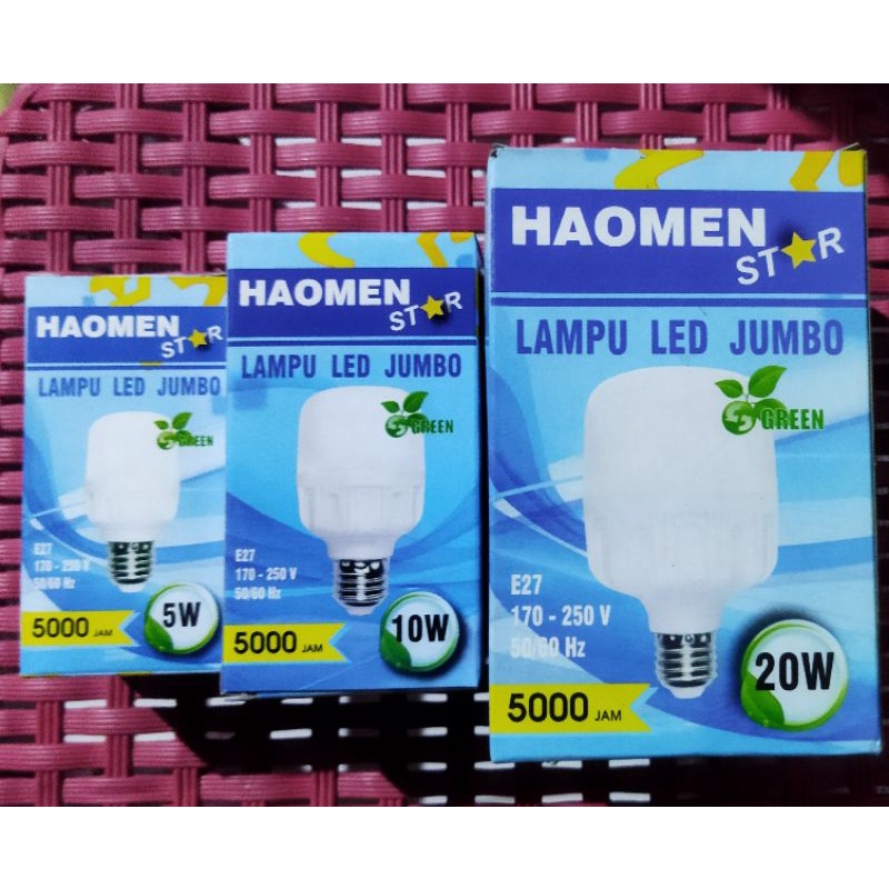 Jual lampu led HAOMEN 5 watt, 10 watt, 15 watt | Shopee Indonesia