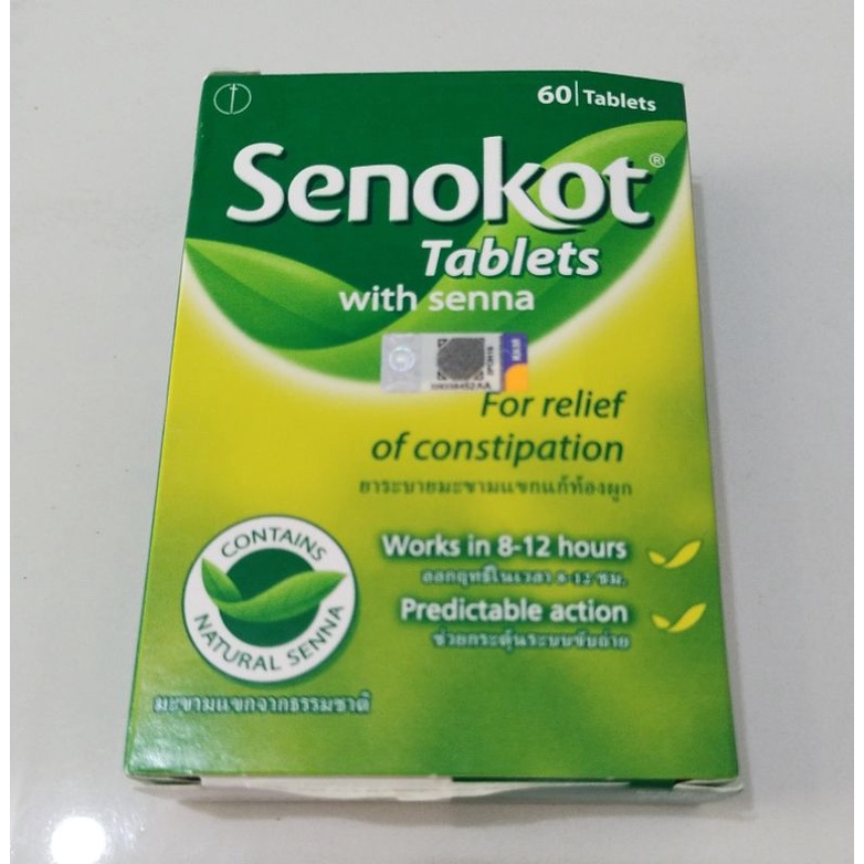 Jual Senokot Tablet with Senna 60 Tablet untuk konstipasi | Shopee ...