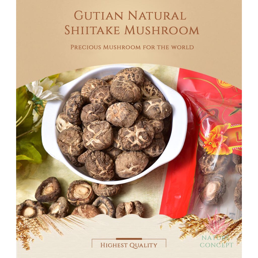 Jual Jamur Shiitake Hioko Xiang Gu Kering asli GuTian Best Quality ...