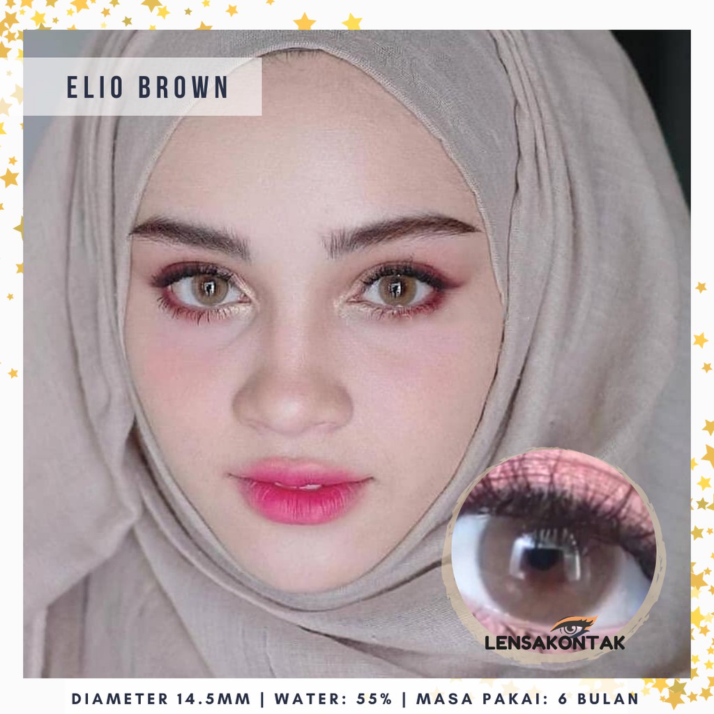 Jual (CUCI GUDANG)Softlens Pretty doll Lens Elio Brown / coklat ...