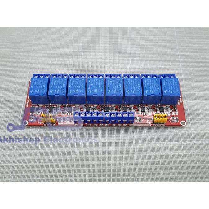 Jual 8 Channel Relay Module 24V Supports High and Low Trigger | Shopee ...