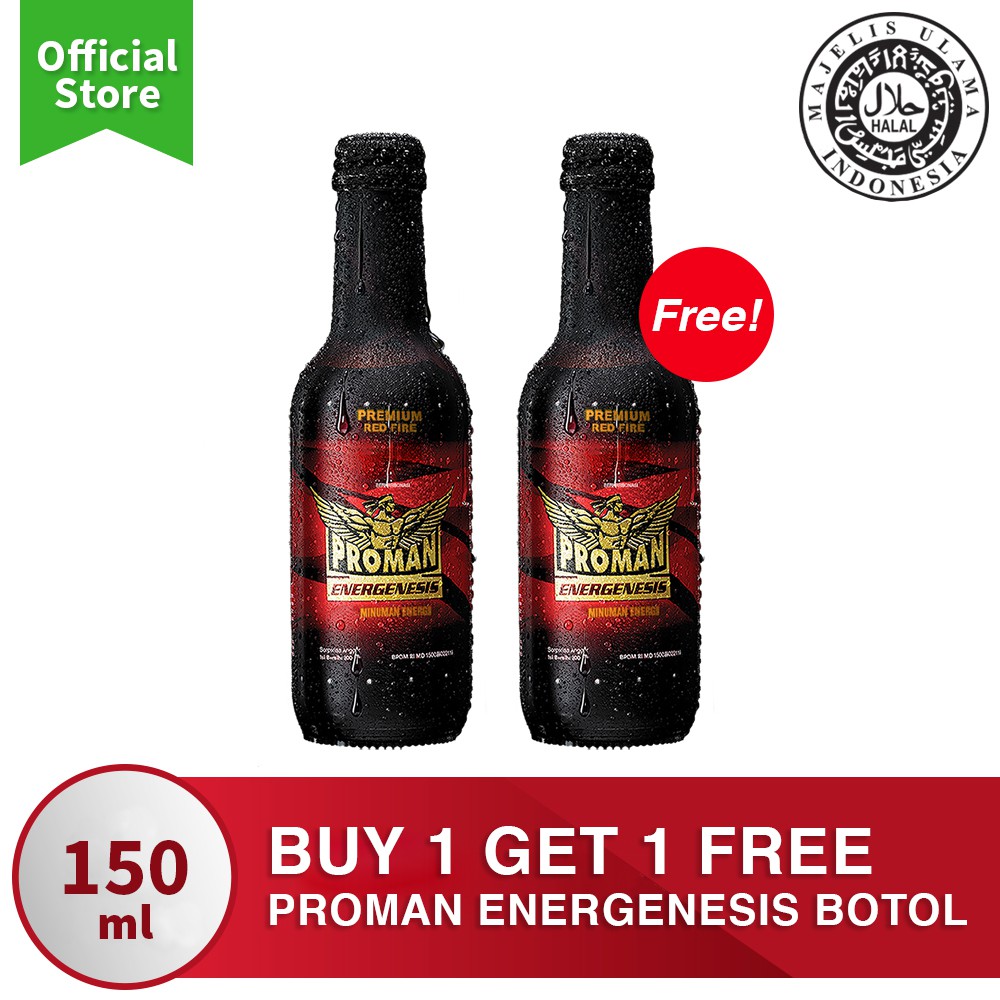 Jual Proman Energenesis Botol 150 ml - Buy 1 FREE 1 | Shopee Indonesia