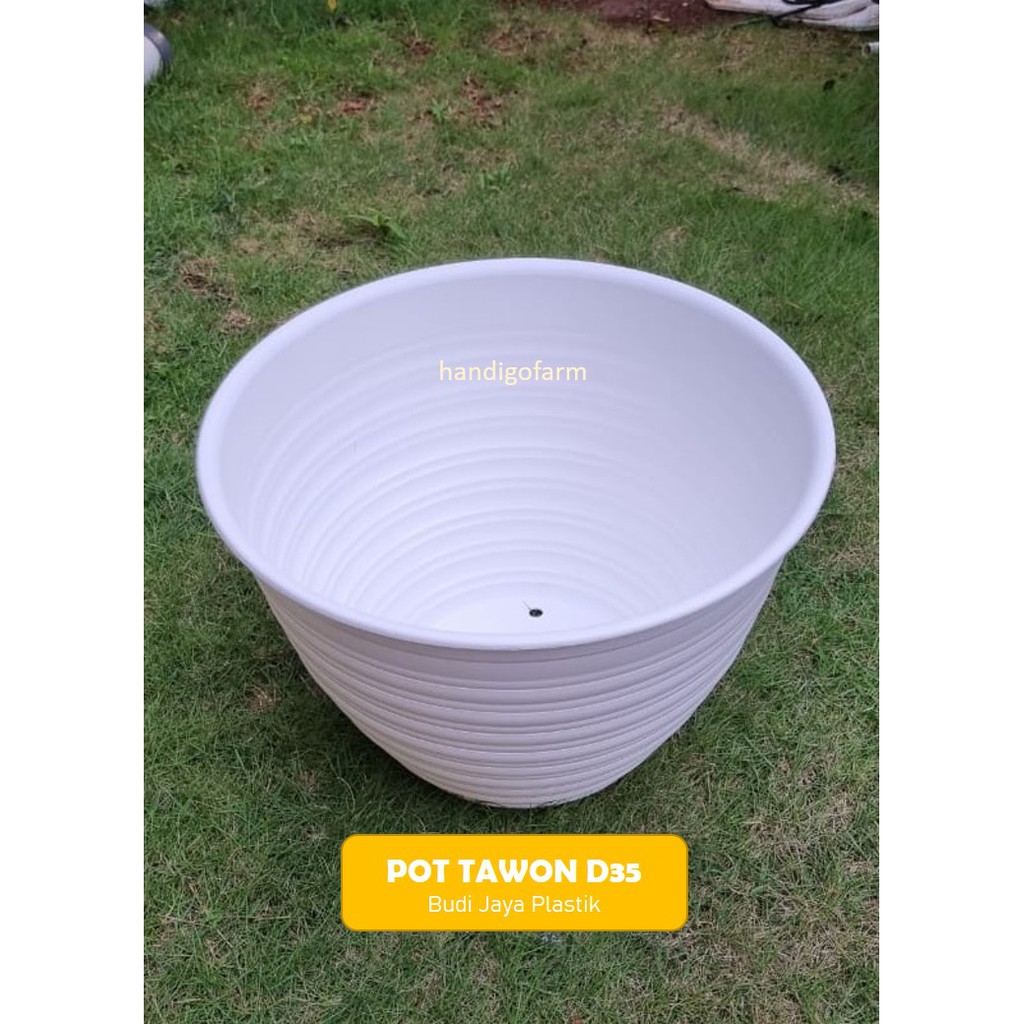 Jual POT BUNGA TAWON / POT TAWON / D35 / POT PLASTIK / POT TANAMAN ...