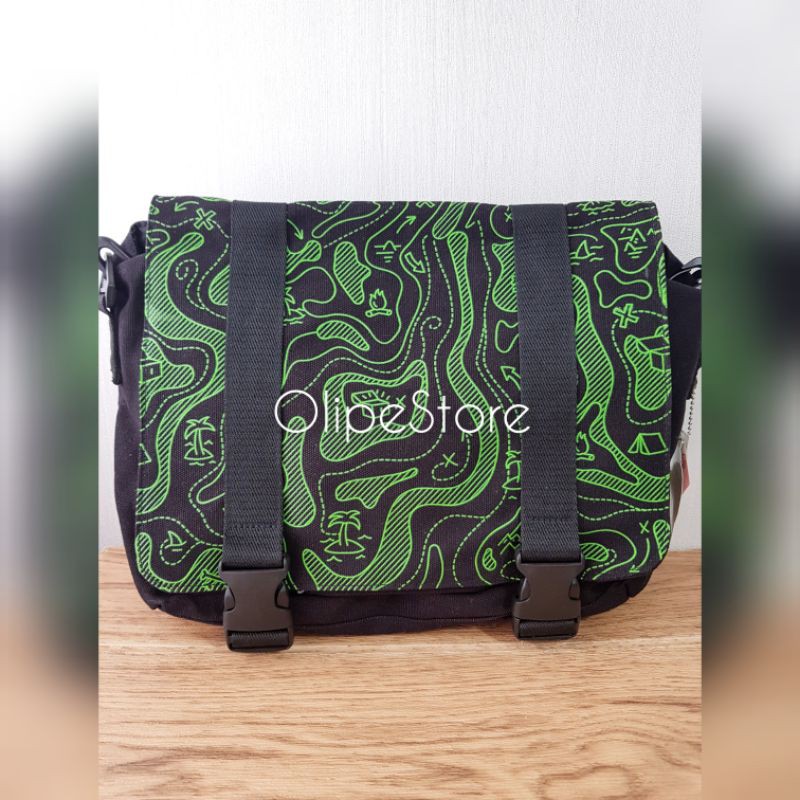 Jual SMIGGLE - Chatty Satchel Bag Tas Selempang Smiggle (Black ...