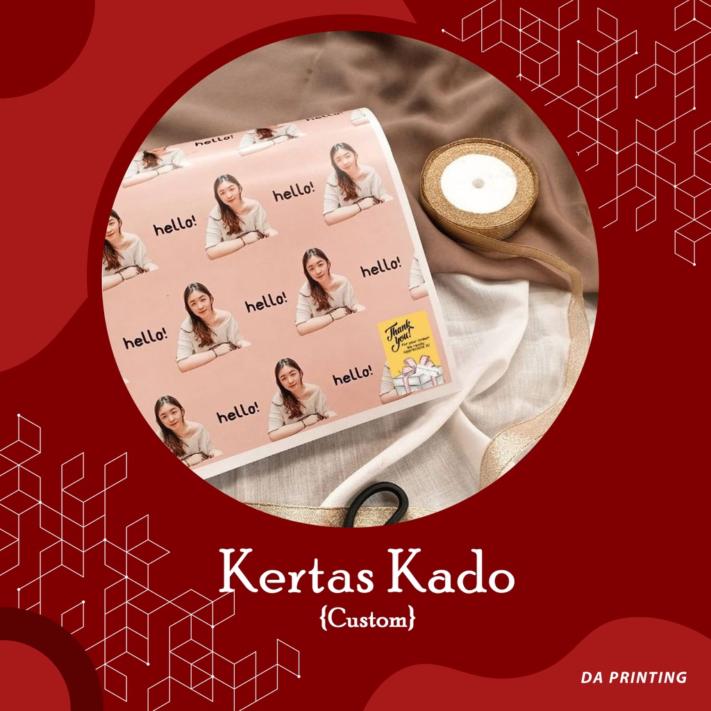 Jual [DA PRINTING] Kertas Kado Custom/Kertas Ulang Tahun/Kertas Kado ...