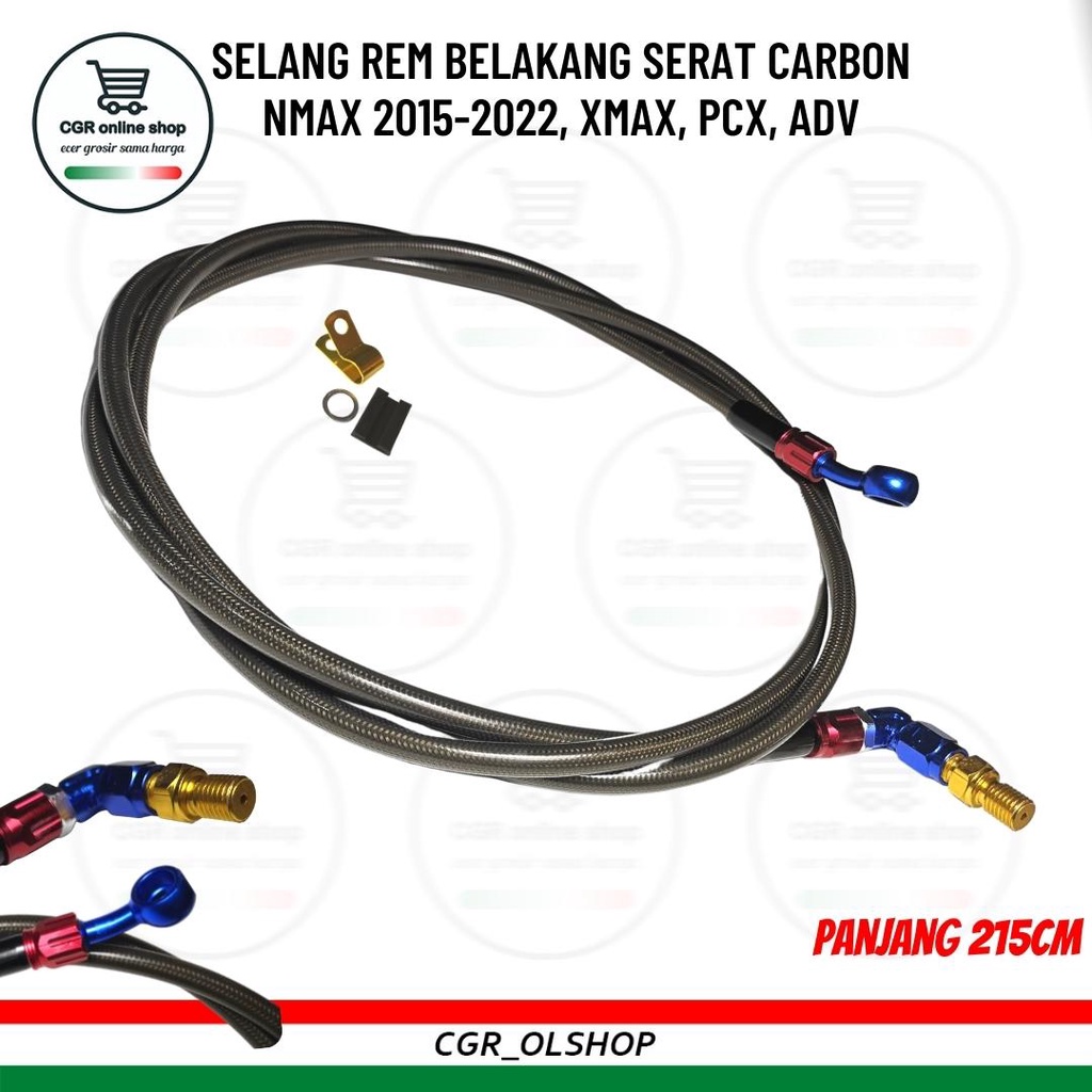 Jual SELANG REM BELAKANG NMAX XMAX PCX ADV MODEL SWITS PANJANG 215 CM ...