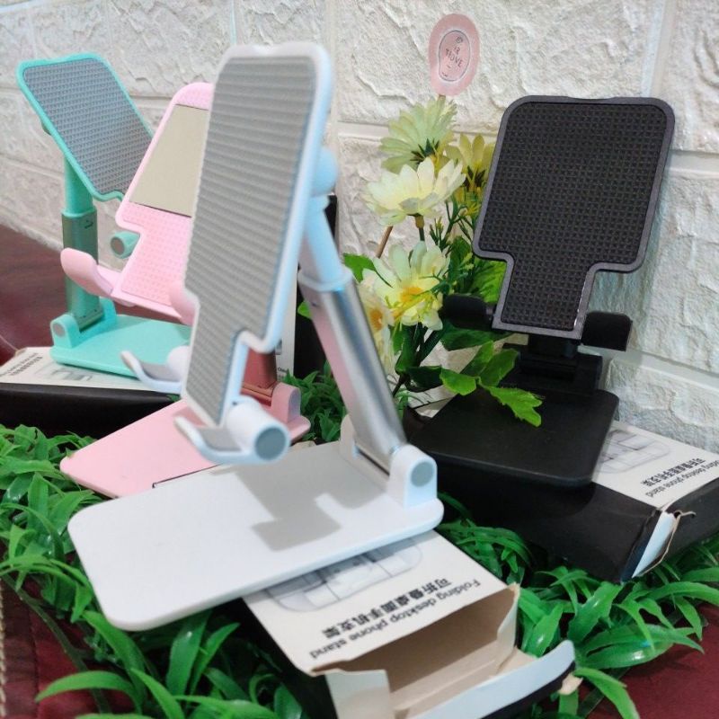 Jual Folding Desktop Phone Stand Bracket HP / Tablet | Shopee Indonesia