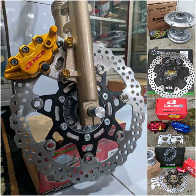 Jual TROMOL KLX DTRECKER PIRINGAN KAWASAKI DTRECKER CALIPER RCB BREKET ...