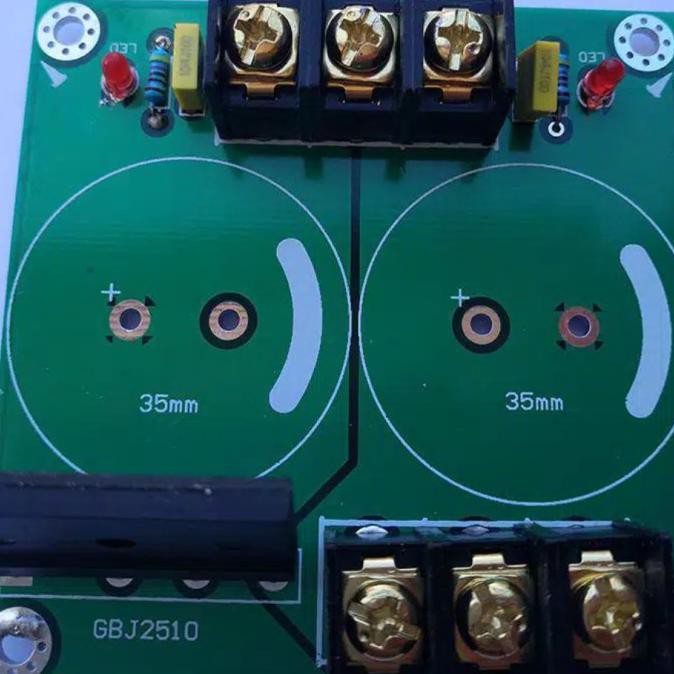 Jual pcb psu 2 elco class ab / pcb cap bank 2 elco dobel layer ...