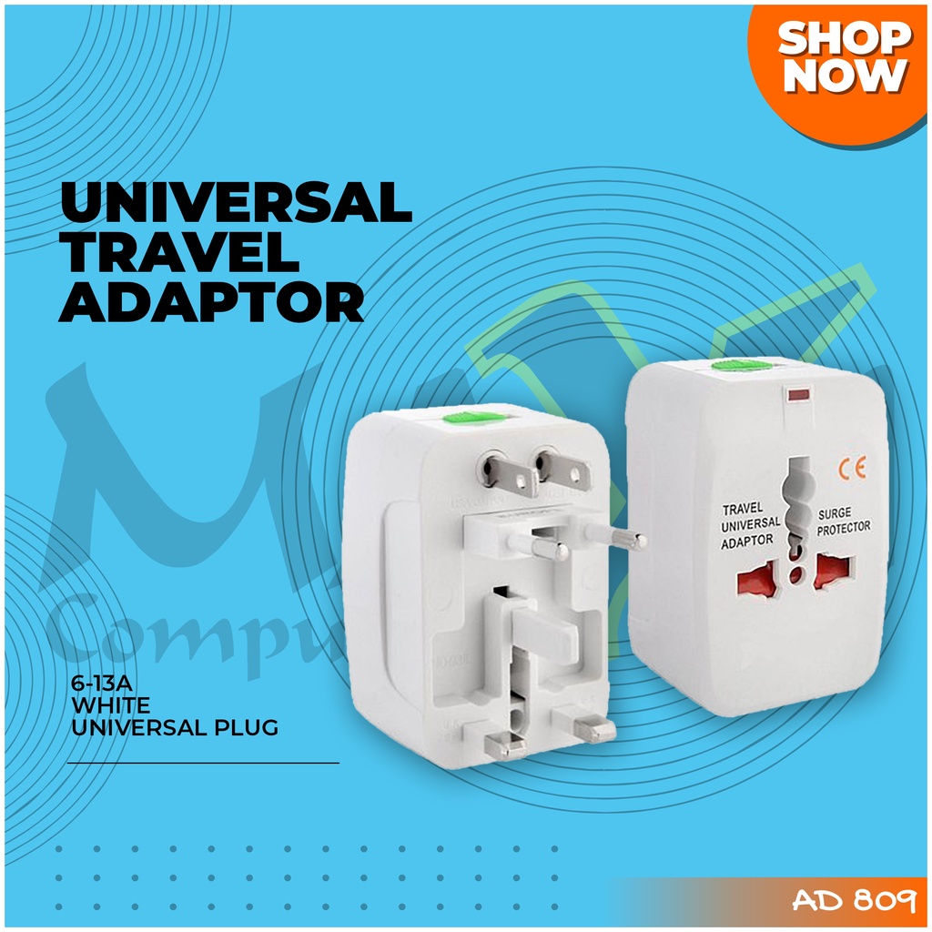 Jual Universal Adapter Worldwide All in One International Travel ...