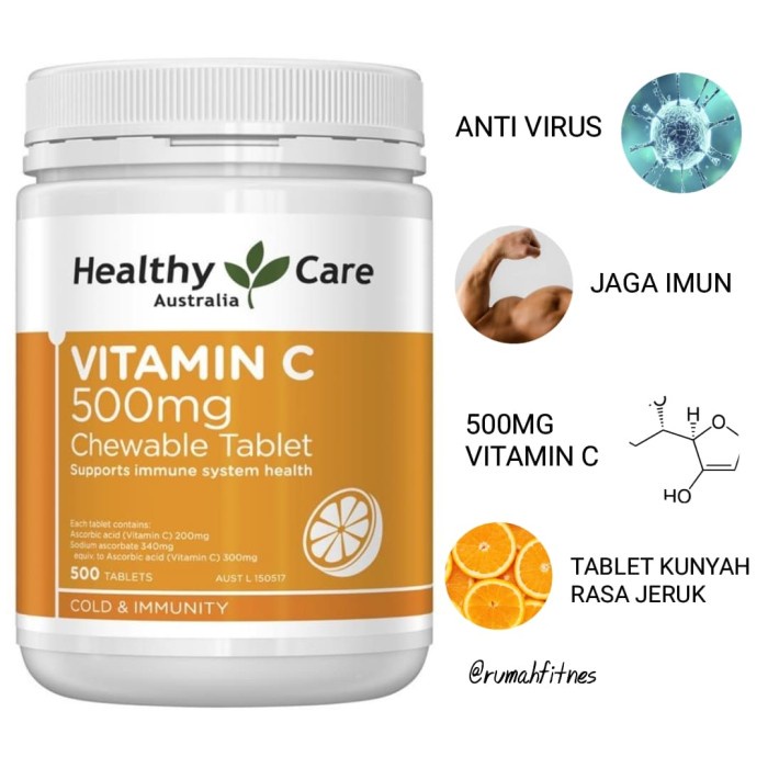 Jual ORI HEALTHY CARE VITAMIN C - VITAMIN C 500MG ECER 30 TABLET ...