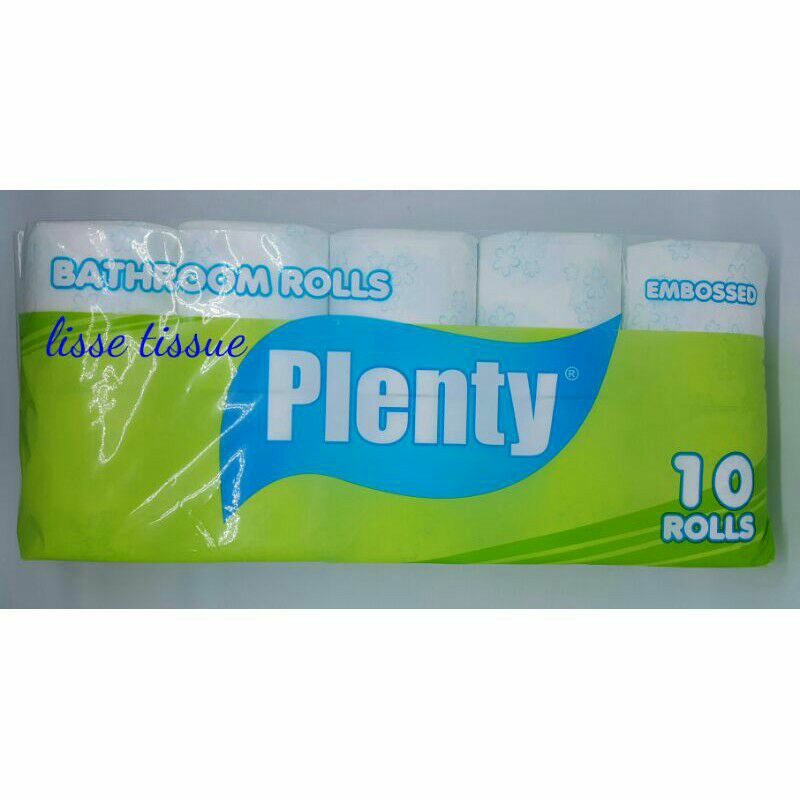 Jual Plenty Bathroom Roll Print Emboss 2 ply 215 sheet Tissue Gulung ...