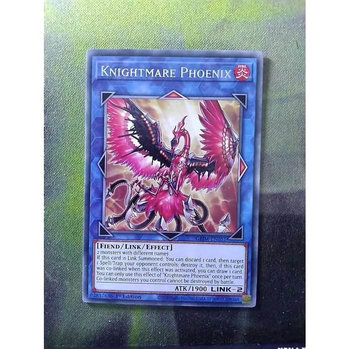 Jual Segera Miliki Yugioh- Knightmare Phoenix - Geim-En051 - Rare ...