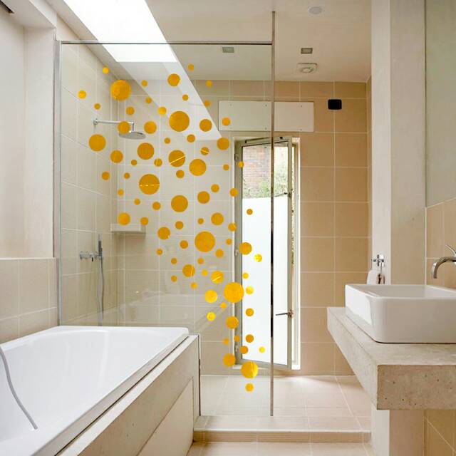 Jual Wallsticker Bubble Gold Ukuran L Stiker Dinding Wallpaper Hiasan ...