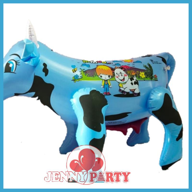 Jual balon tiup karakter sapi mainan anak anak | Shopee Indonesia