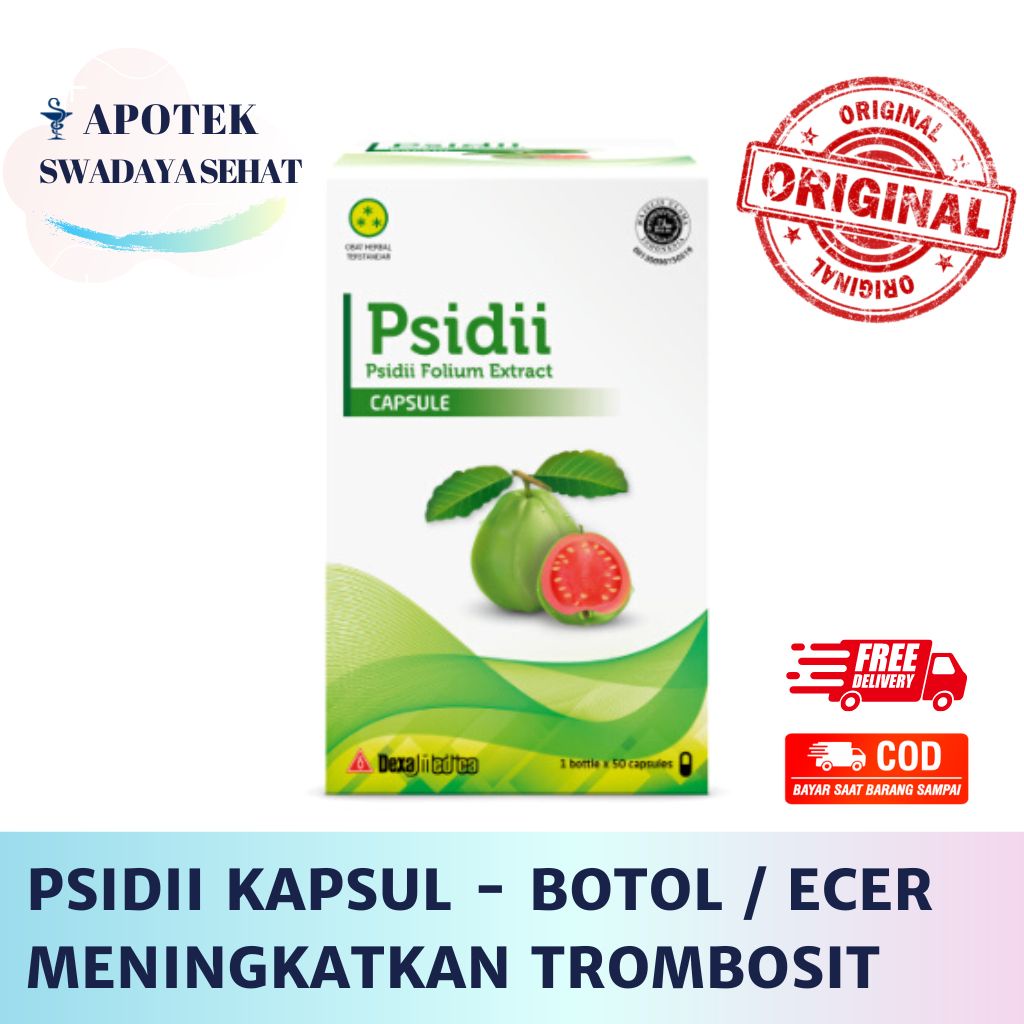 Jual PSIDII Botol Capsule - Kapsul Berfungsi Meningkatkan Trombosit ...