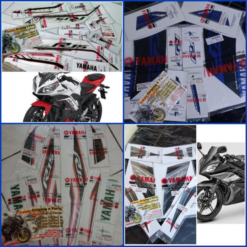 Jual Stiker Sticker Striping Decal Original Yamaha YZF R15 R15V2 R15V3 ...