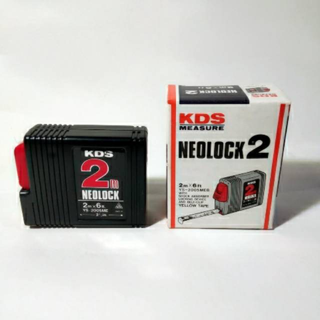 Jual Meteran Rol Meter KDS ITO 2M NEOLOCK Original | Shopee Indonesia