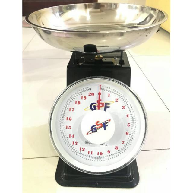 Jual Timbangan Duduk Jarum Analog 5Kg, 10Kg, 15Kg, 20Kg | Shopee Indonesia