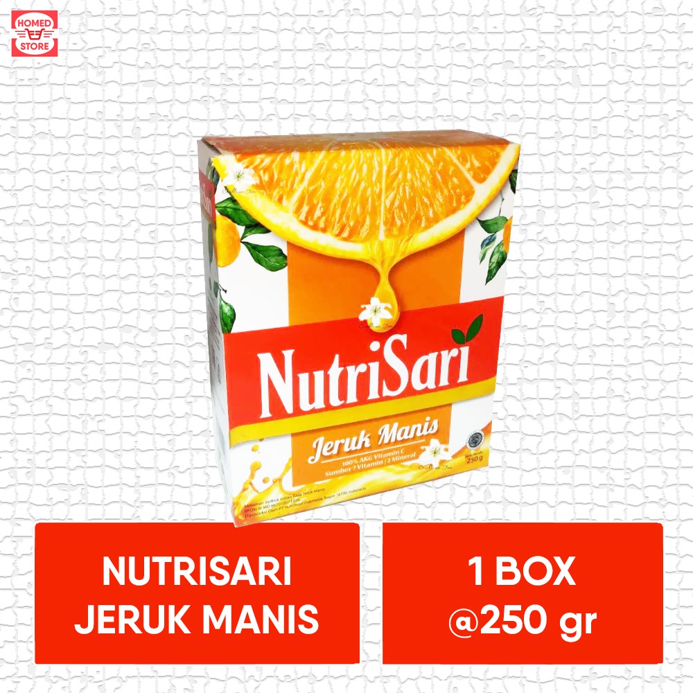 Jual NutriSari Jeruk Manis 1 Box 250 gr | Shopee Indonesia