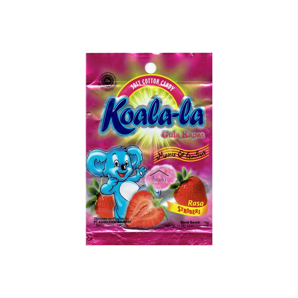 Jual Koala-La Koala Permen Gula Kapas Aromanis Berbagai Varian Pilih ...