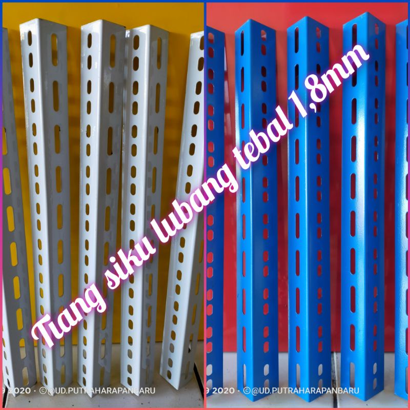 Jual TIANG BESI SIKU LUBANG 50cm 4x4 TEBAL 1,8MM | Shopee Indonesia