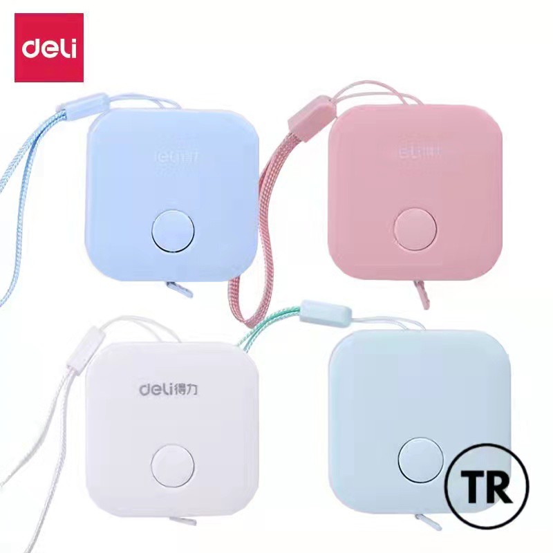 Jual Meteran Mini DELI Plastik Pita Fiberglass Kotak 1.5M | Shopee ...