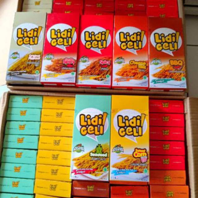 Jual LIDI GELI / SNACK CEMILAN MIE LIDI 90 GRAM / ANEKA VARIAN RASA ...