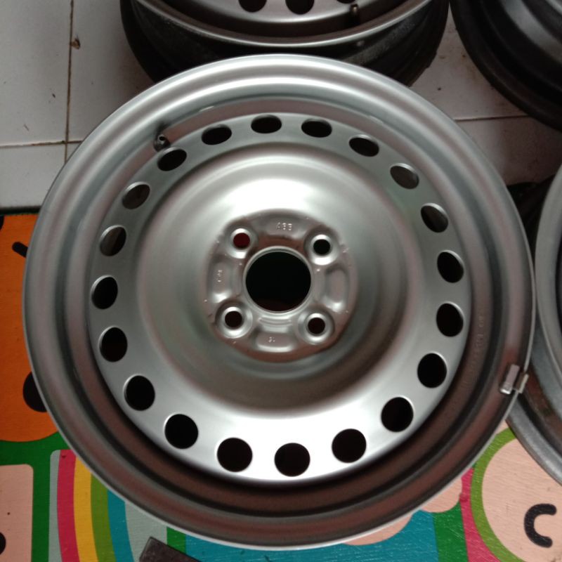Jual 1biji Velg kaleng Ring 15 pcd 4x100 original honda mobilio Lebar 5.5inc - Velg serep satuan ...