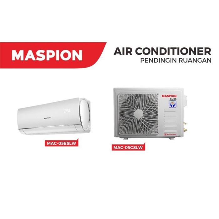 Jual AC SPLIT MASPION MAC-05ESLW 0,5 PK | Shopee Indonesia