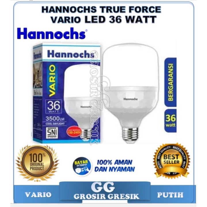Jual HANNOCHS LAMPU LED VARIO 32W 36W 45W 50W MURAH | Shopee Indonesia