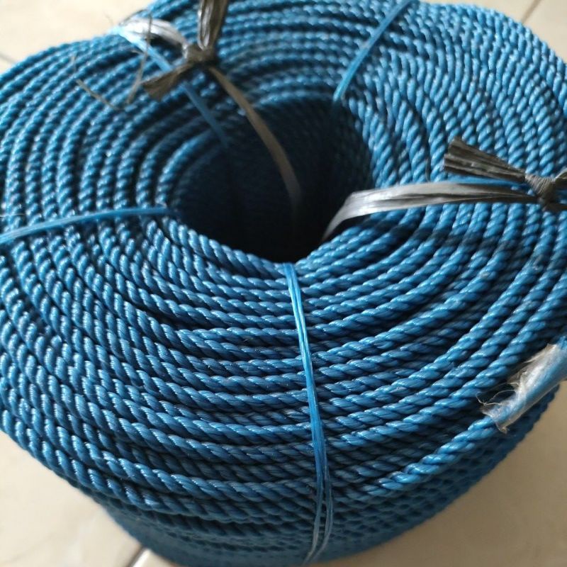 Jual 1 KG Tambang 6 mm 8 mm 10 mm 12 mm biru tali tambang ikat derek ...