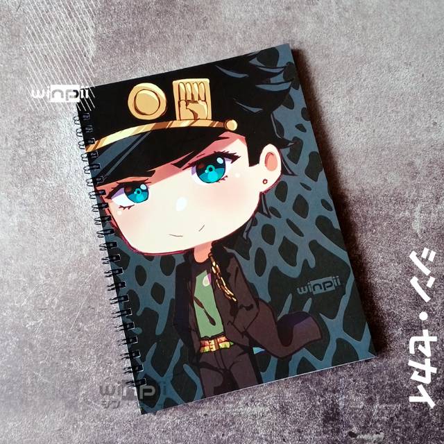 Jual Notebook Jotaro Anime Jojo Bizarre Adventure | Shopee Indonesia